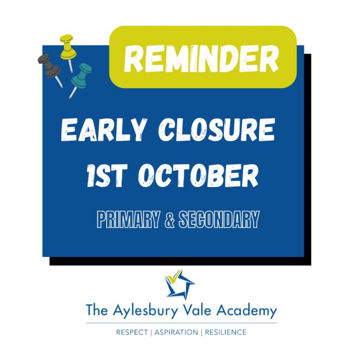 The Aylesbury Vale Academy - Item Not Available