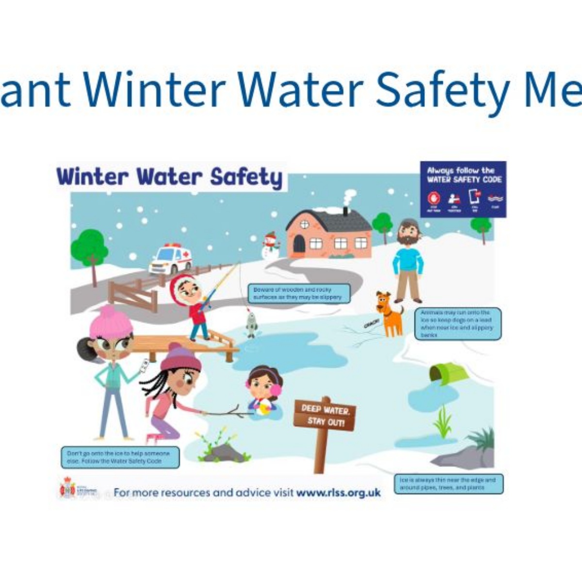 The Aylesbury Vale Academy - Winter Water Safety Reminder